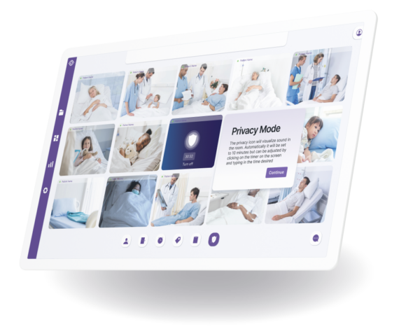 Remote Monitoring & Fall Prevention | Artisight Patient Room