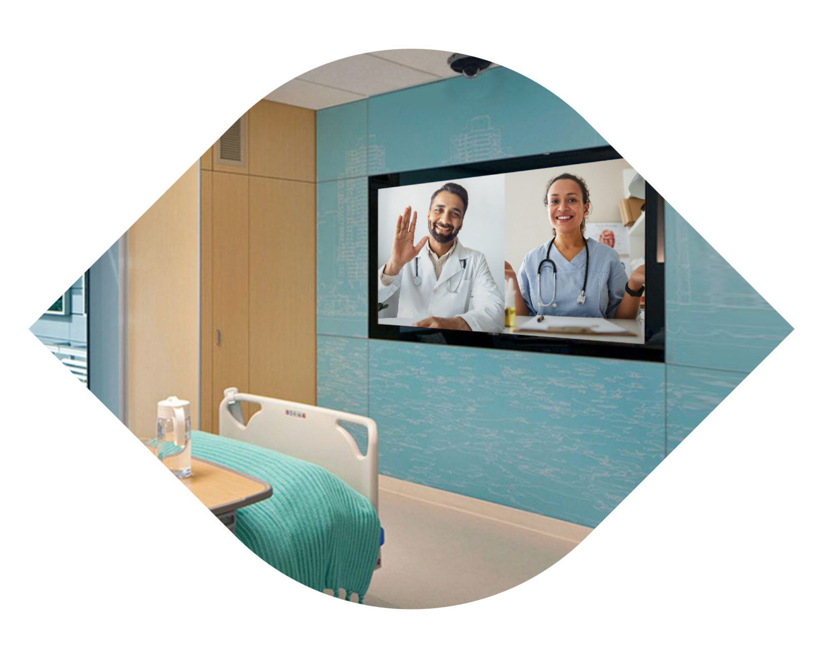 Remote Monitoring & Fall Prevention | Artisight Patient Room