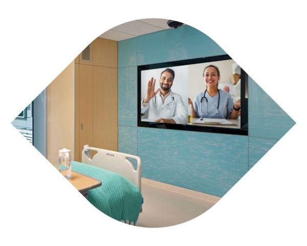 Remote Monitoring & Fall Prevention | Artisight Patient Room